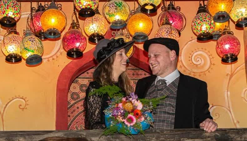 Dit is het boerenbruidspaar van Meterik