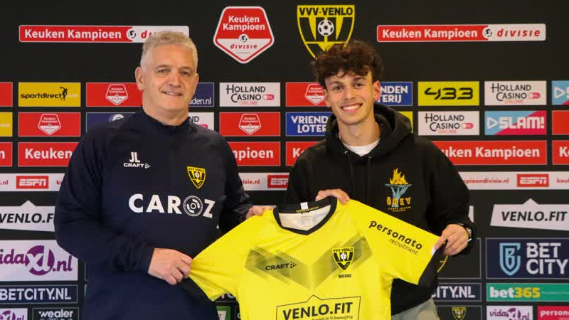 Grubbenvorstenaar Naim Matoug heeft eerste contract bij VVV-Venlo