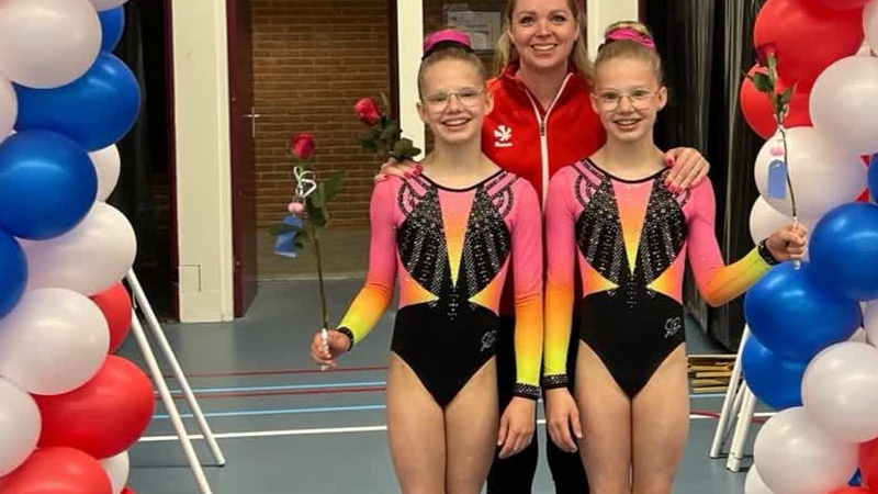 Mooie prestaties voor Robin en Lynn Verberk op Bondskampioenschappen Turnen