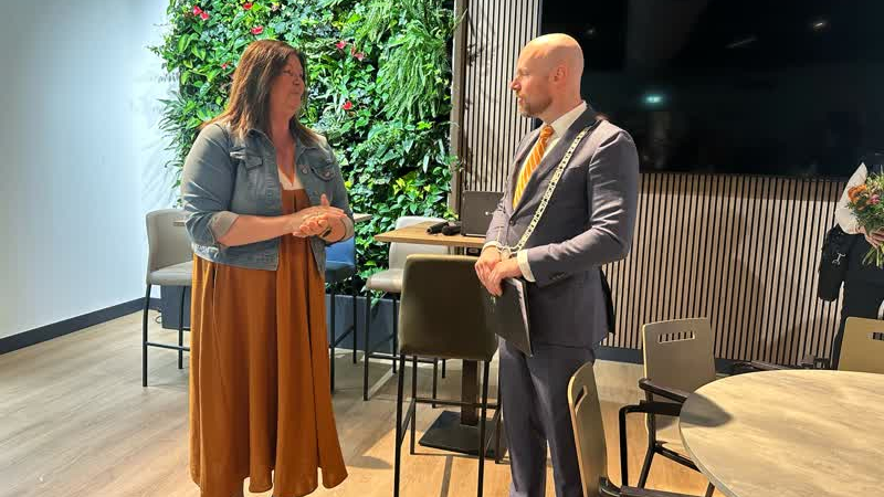 Mevrouw Helmie Raedts uit Hegelsom Lid in de Orde van Oranje-Nassau